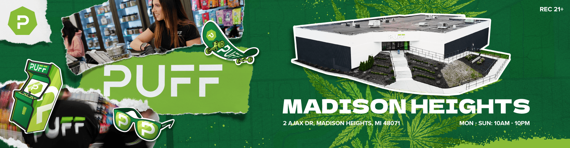 Madison Heights Dispensary in MI - Puff Cannabis